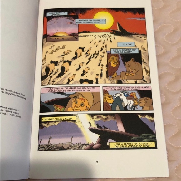 Disney | Other | The Lion King Junior Graphic Novel Rare | Poshmark